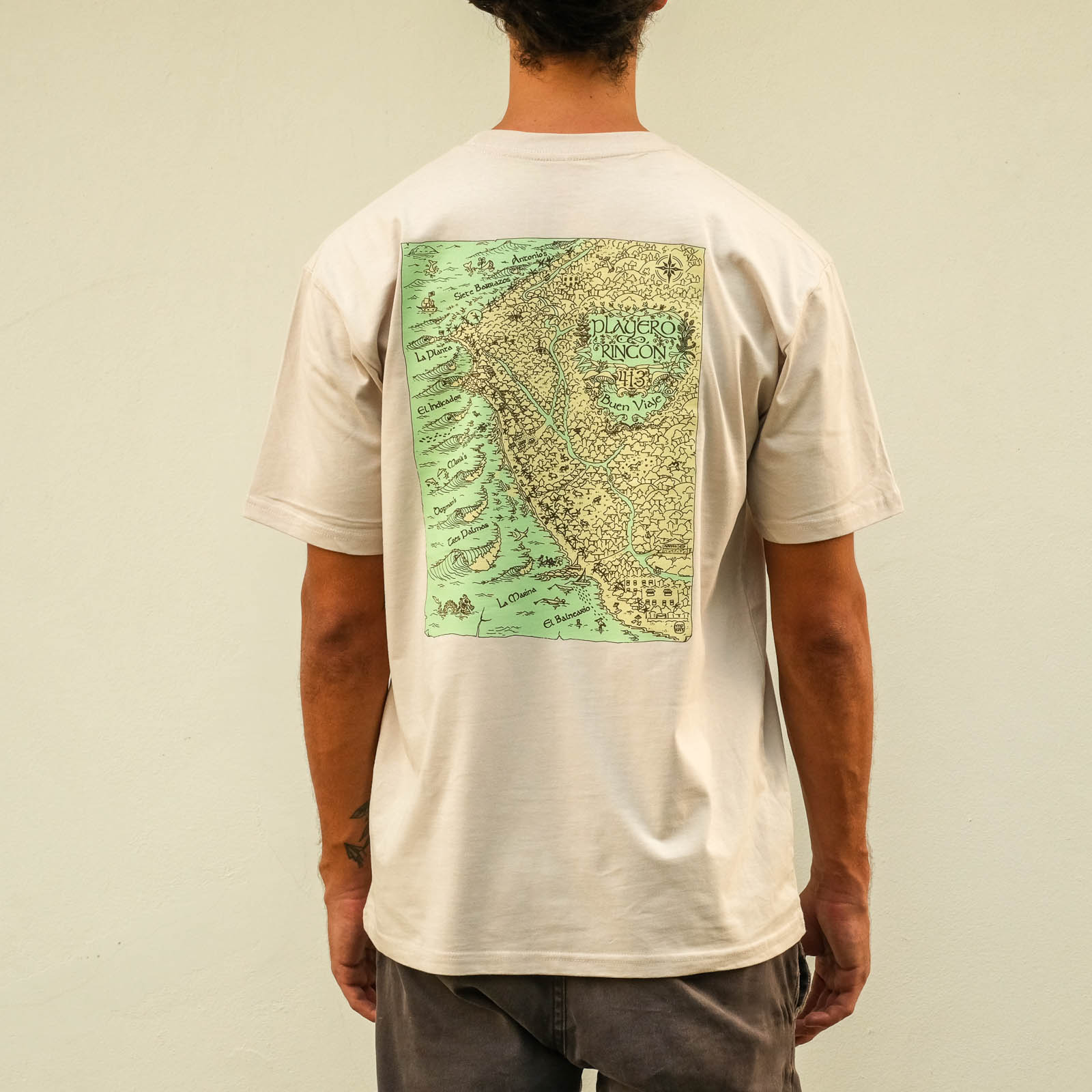 Playero | Rincon Surf Scroll Trim Tee